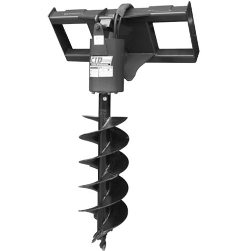 Skid steer post hole digger store